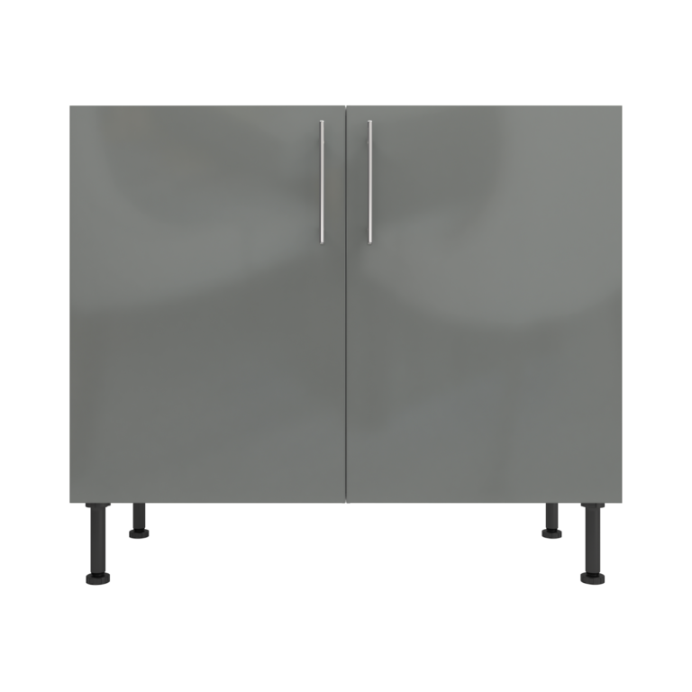 Pre Assembled Modern 1000mm Fitted Kitchen Universal Base Unit Dust ...