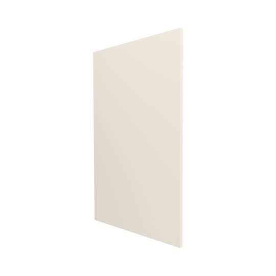 Base End Panel 890mm x 590mm x 18mm Matt Cream - RD Furniture